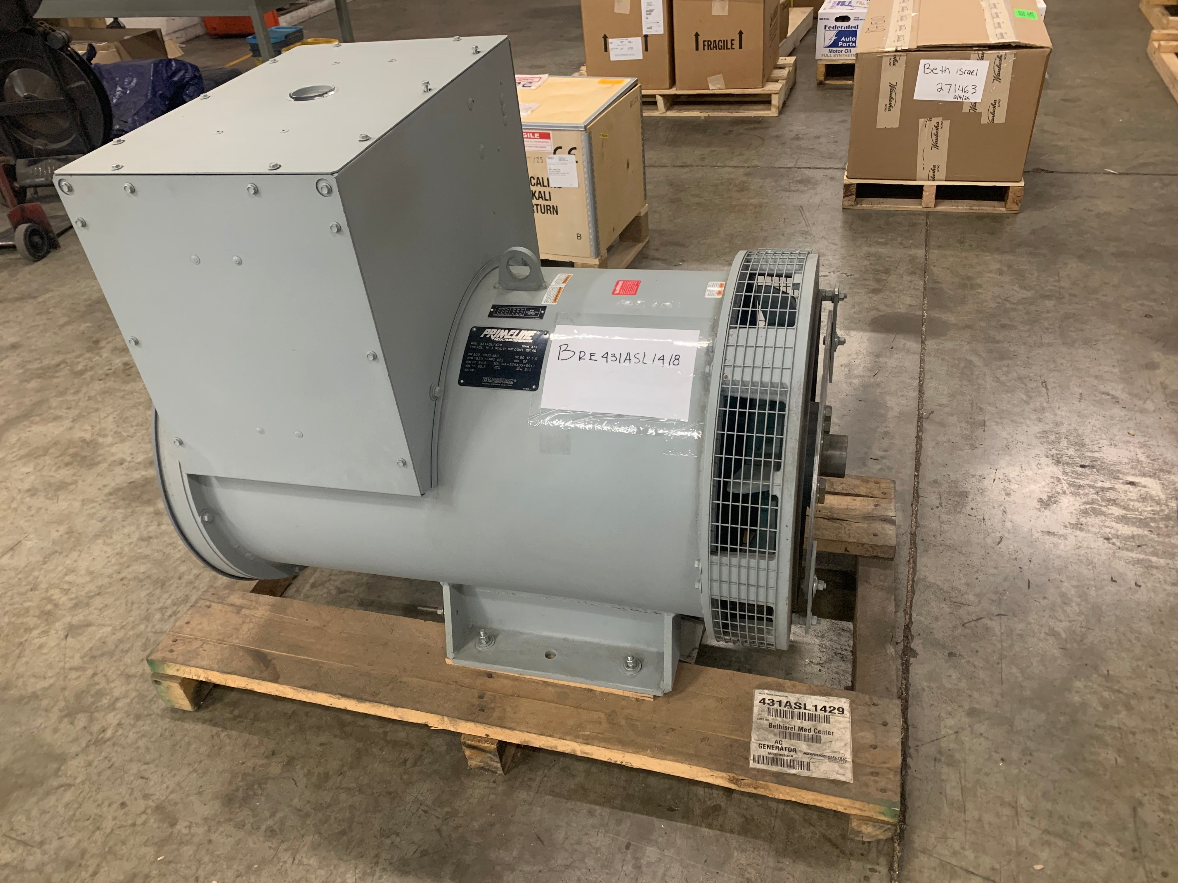Marathon Primeline 300kw induction generator model 431 ASL1429 – Kraft ...